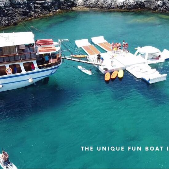 Book online: The ultimate boat experience in Rhodes - Fun in the Sun ...
